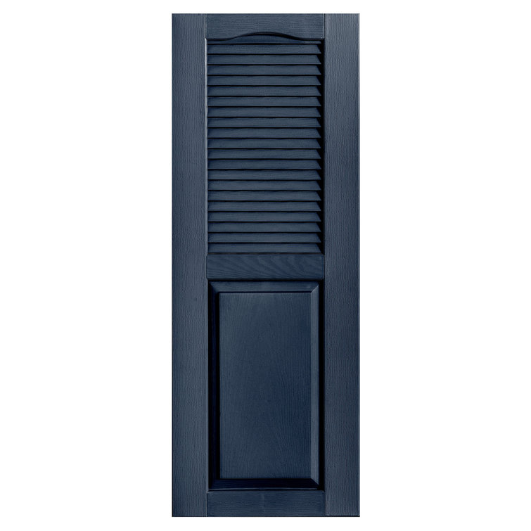 Alpha Shutters Cathedral Top Combination Shutters Pair & Reviews | Wayfair